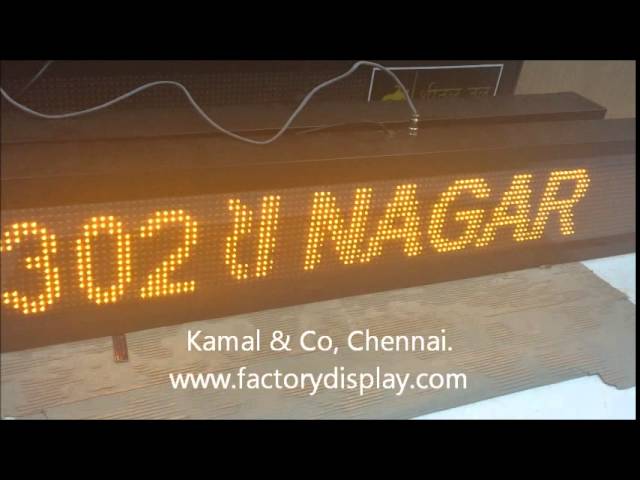 LED Destination Display - LED Bus destination display Manufacturer from ...