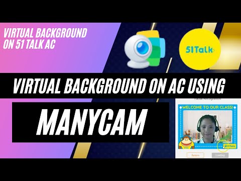 How to change background on Air Classroom using Manycam