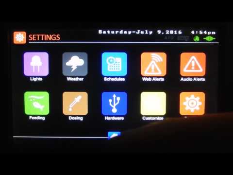 Quick Run Through Settings on Robo-Tank DIY Aquarium Controller