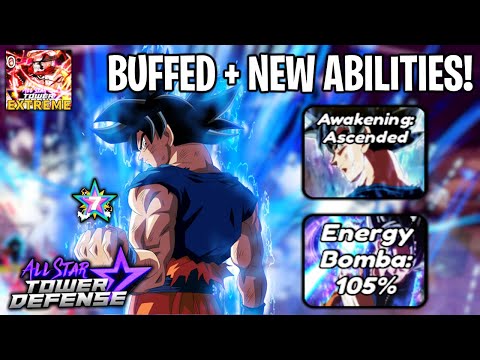 New BUFFED 7 Star UI Goku in Infinite Extreme Mode (WAVE??) | All Star Tower Defense Roblox