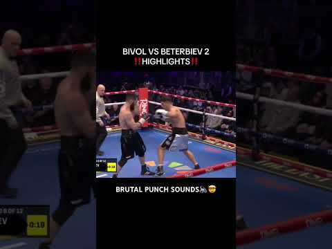 BIVOL VS BETERBIEV 2 HIGHLIGHTSβΌοΈ #boxing #dmitrybivol #arturbeterbiev #highlights
