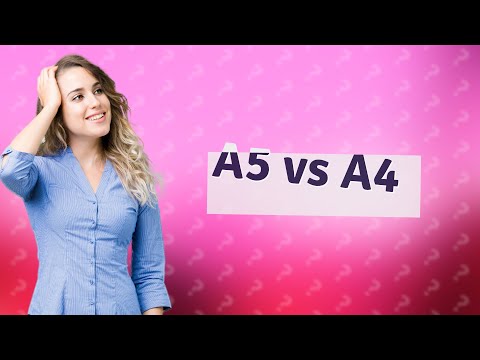 How small is A5 to A4?
