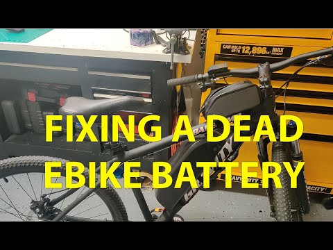 Fixing a dead ebike battery