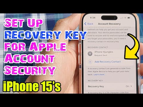 iPhone 15: Set Up Recovery Key for Apple Account Security
