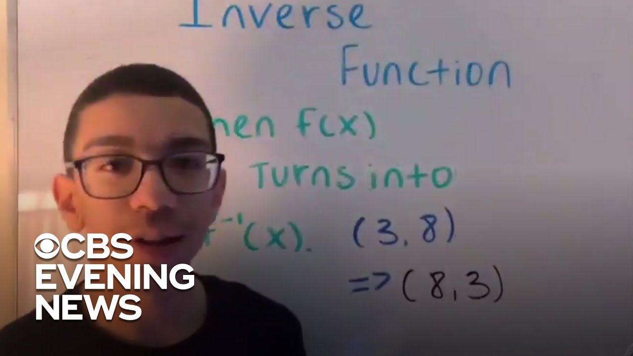 Teen goes viral on TikTok for tutoring others in math