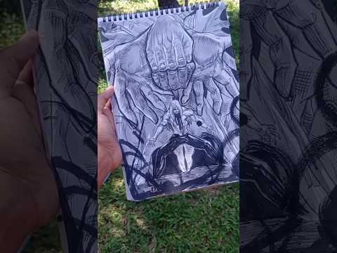 drawing manga panels untill I get famous ✨ day 13❤️ #drawing #mangaart #art #shorts#jujutsukaisen