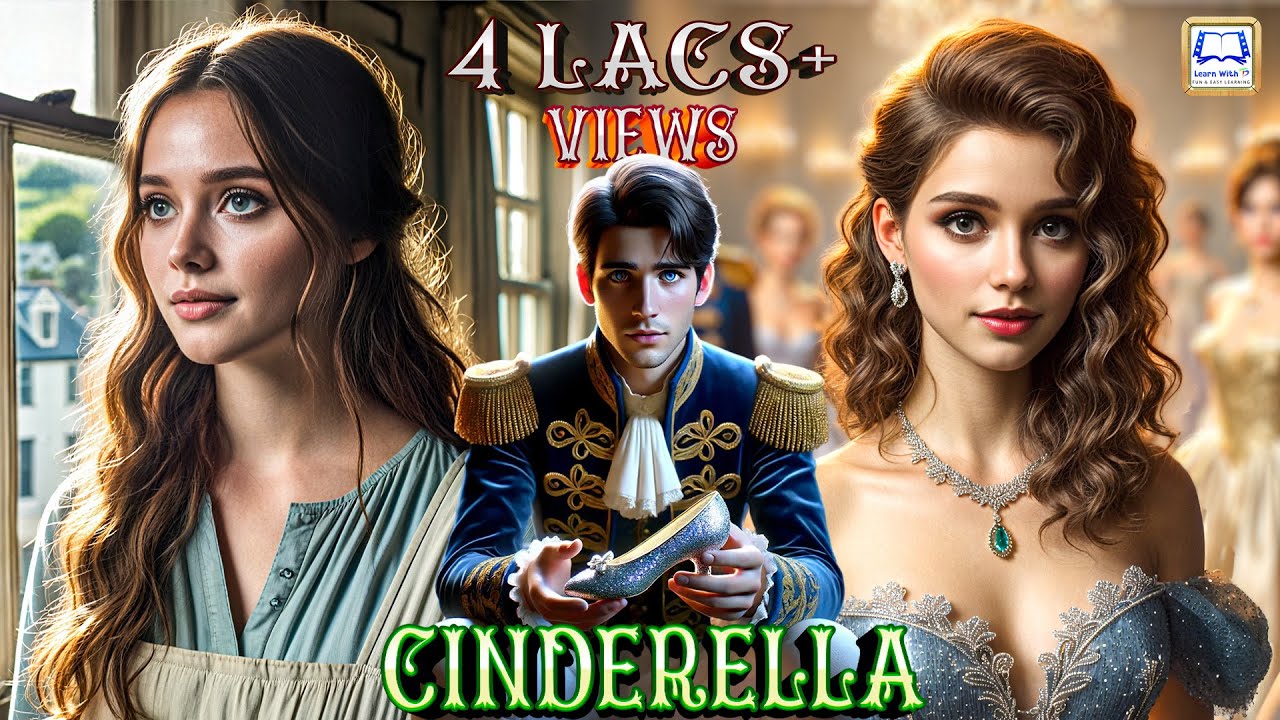 Cinderella Animated Fairy Tale for Kids | Learn With TD