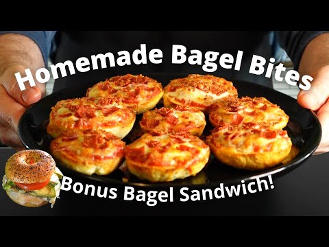 Homemade Bagel Bites & Bonus Bagel Sandwich - From Scratch & Simple!