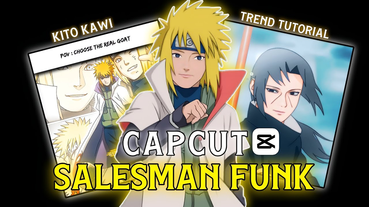 How To Make SALESMAN FUNK Edit in CapCut ✨ Naruto Anime Edit Tutorial