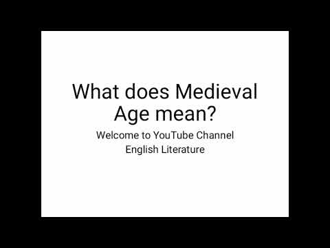 What does Medieval Age mean | Middle Ages meaning in hindi | medieval age meaning in hindi