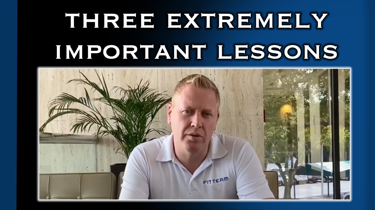 Three Extremely Important Lessons | Christopher Hummel