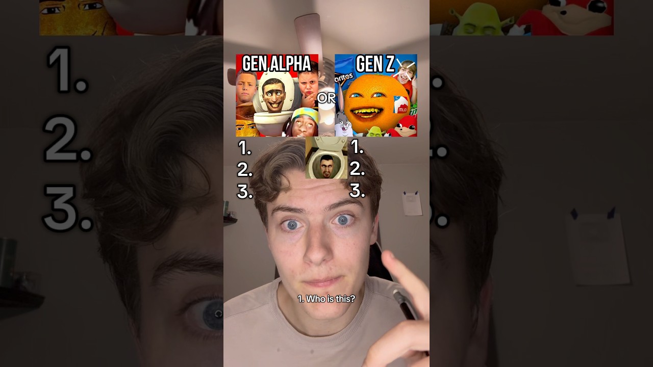 GEN ALPHA BRAINROT OR GEN Z BRAINROT 🧐 #memes #brainrotquiz #genzvsgenalpha #nostalgia #dankmemes