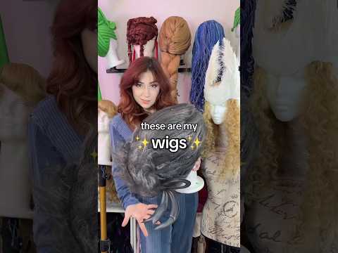 just a glimpse into a cosplayers wig closet πββοΈ #cosplay #cosplayer #wigs #trending