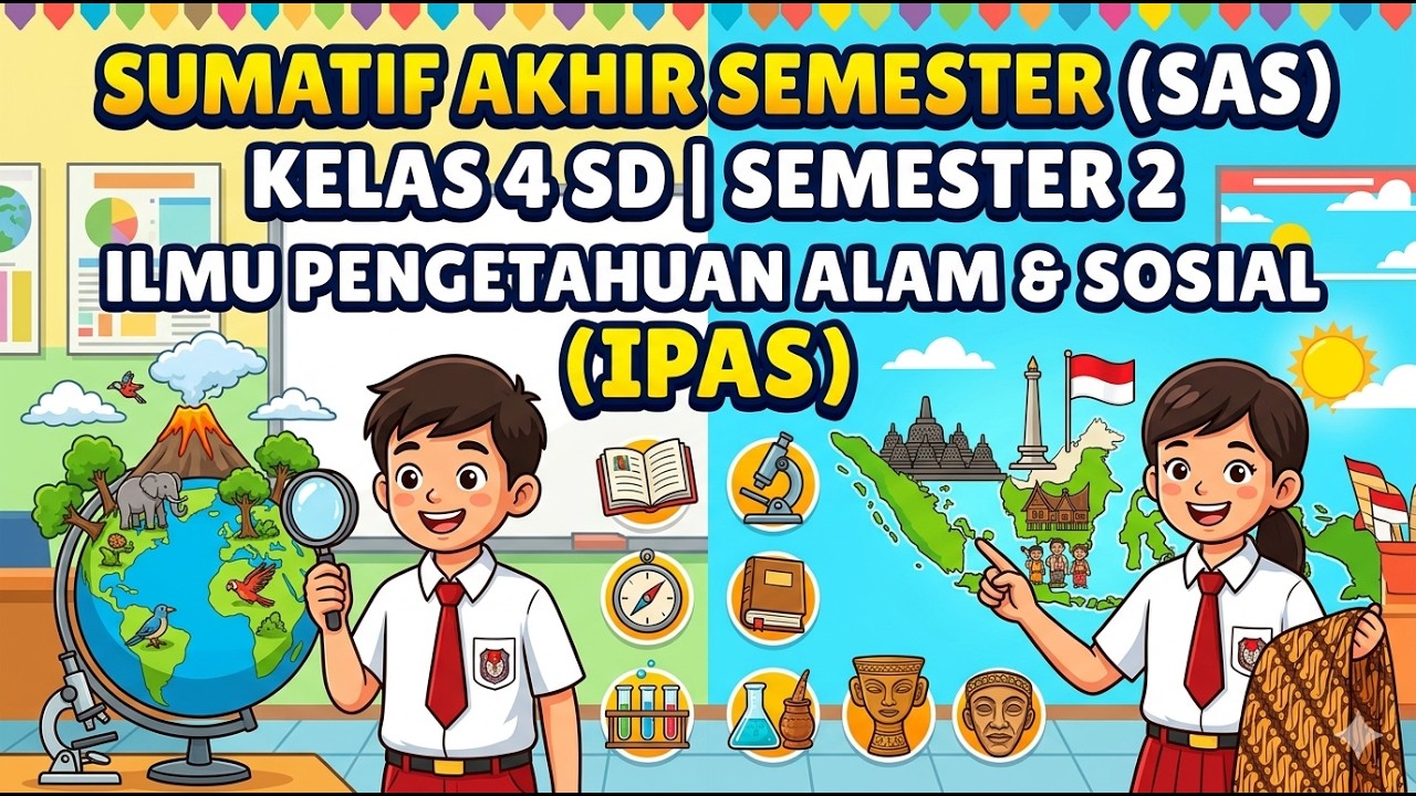 Latihan Soal Sumatif Akhir Semester 2 IPAS Kelas 4 SD