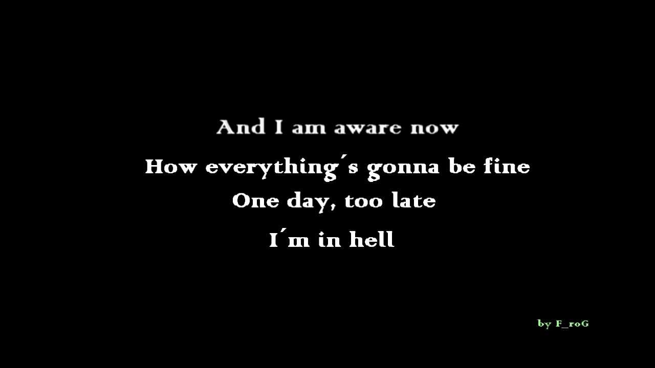 Seether - Fine Again (lyrics)