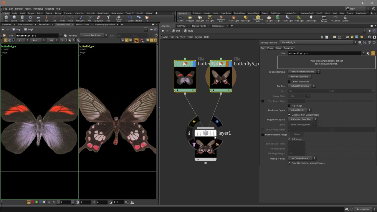 Network Editor | Compositing Thumbnails