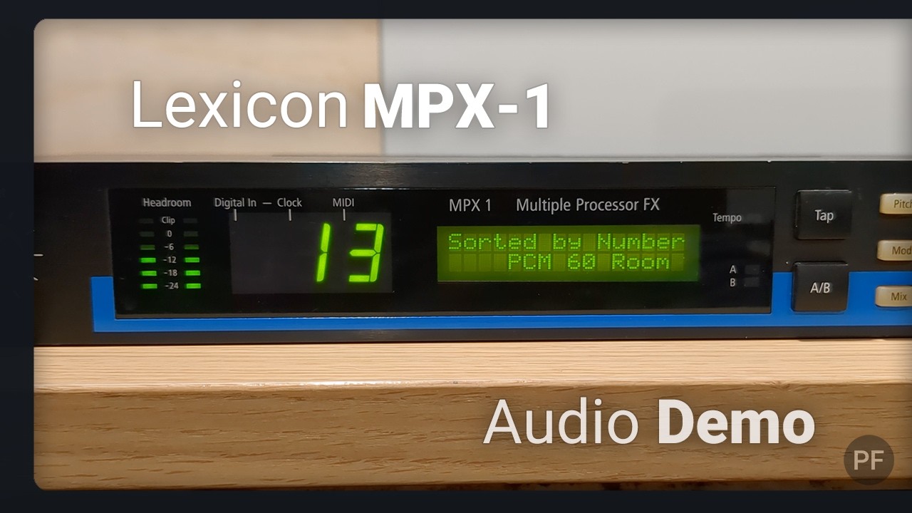 Lexicon MPX-1 – Audio Demo