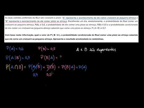 Cálculo da probabilidade condicional (vídeo) | Khan Academy