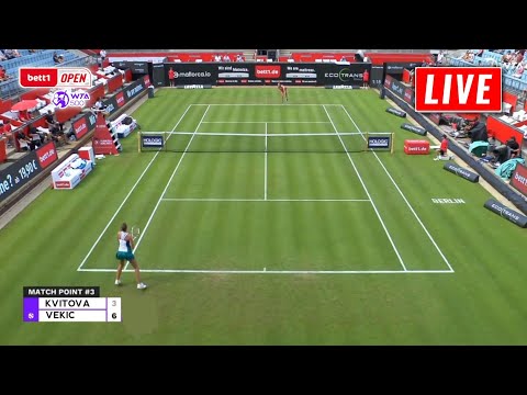 Kvitova vs Vekic Live Streaming | WTA German Open 2023 Final | Petra Kvitova vs Donna Vekić Live