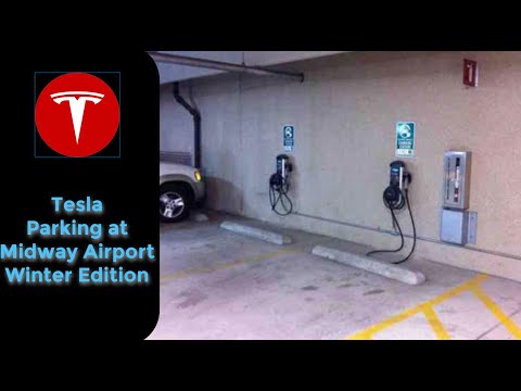 Tesla Model Y Parking at Midway Airport 4 Days!