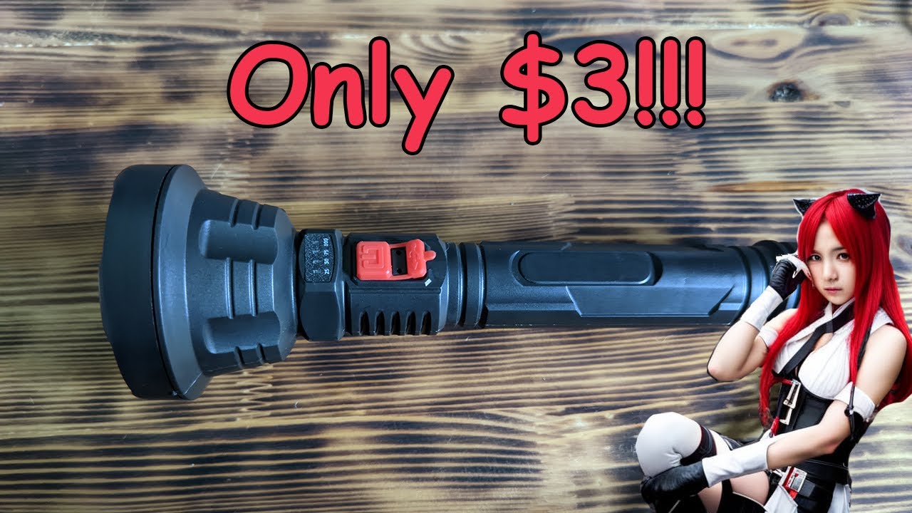 LED flashlight for $3 only - unknown brand - 18650 Flashlights - BudgetLightForum.com