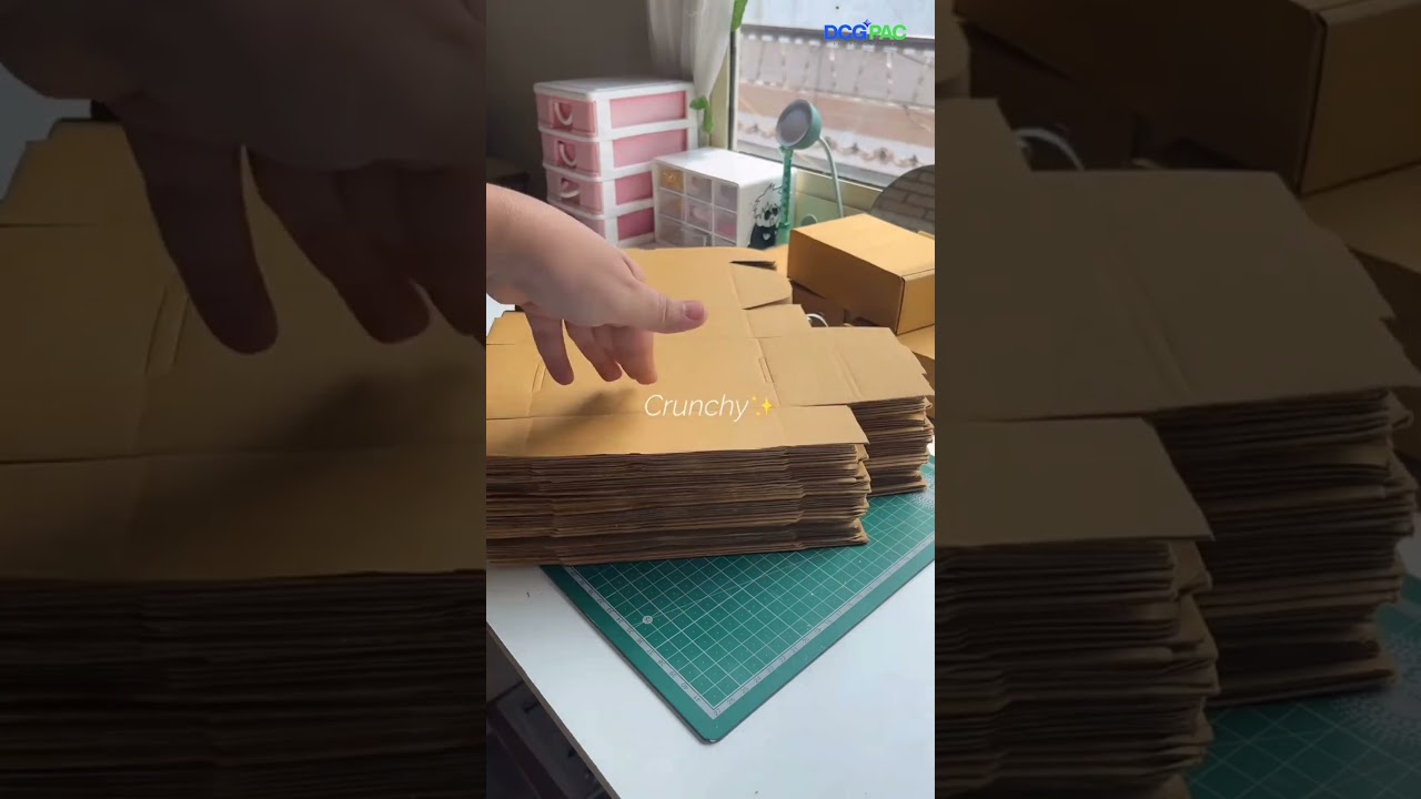 3 Ply Brown Flat Mailer Box (4*4*1.5 Inch) | Buy Now at DCGpac.com #dcgpac #packaging #corrugatedbox