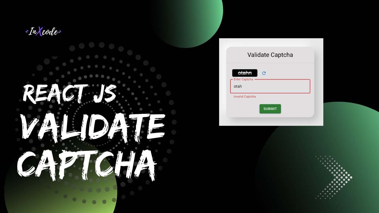 How to Generate & Validate Captcha in 5 min ? | React Js 🔥🚀 #reactjs #coding #trending #viral