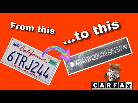 How To Find a Car's VIN from License Plate Number (VIN Number Hacking?)