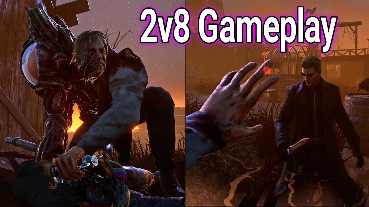 William Birkins & Wesker 2v8 Gameplay