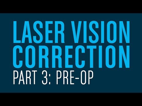 Your Laser Vision Correction Questions Answered - Part 3: Pre-Op
