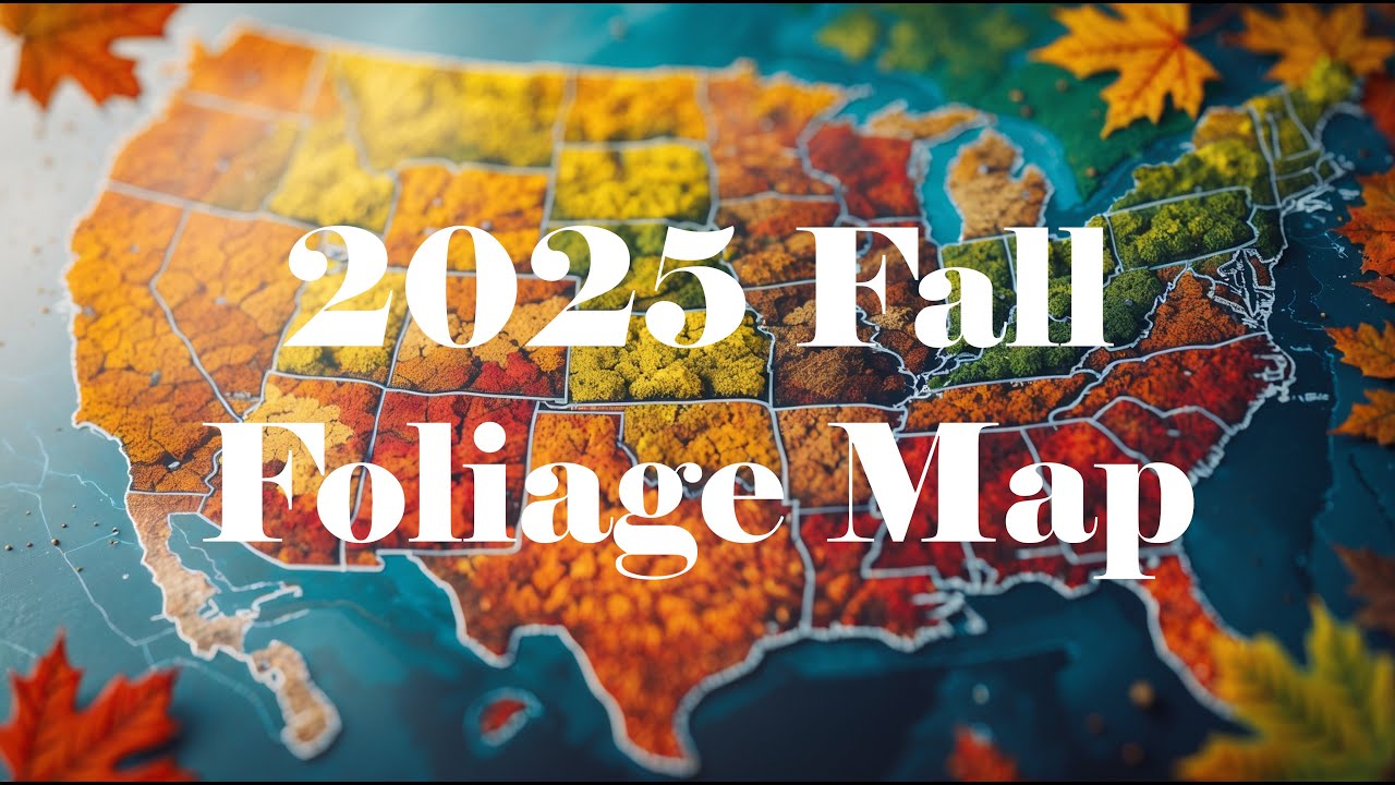 2025 Fall Foliage Map & Peak Leaf Color Guide in the United States
