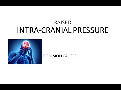 Medicine 1244 Raised IntraCranial Pressure Tension ICT Causes