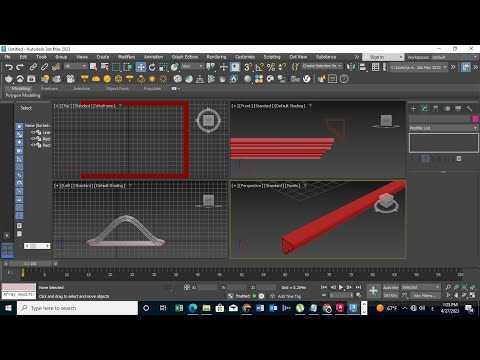 3ds Max 2023 Modeling: Sweep