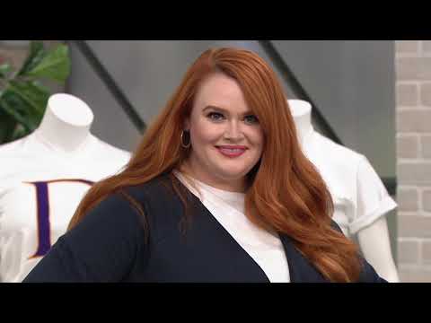 NYDJ Forever Comfort Open Front Sweatshirt Jacket on QVC