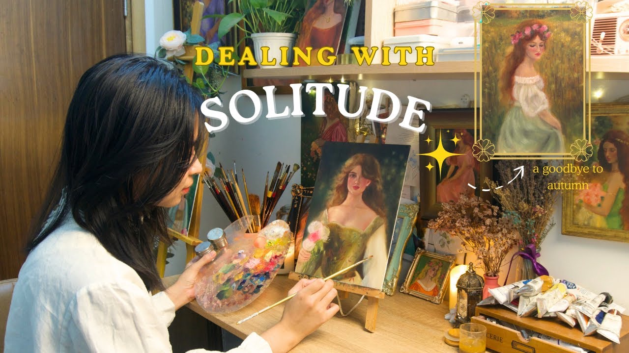 Finding Comfort in Loneliness Through Painting | An Art Vlog