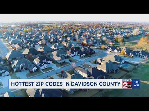 Hottest zip codes in Davidson County