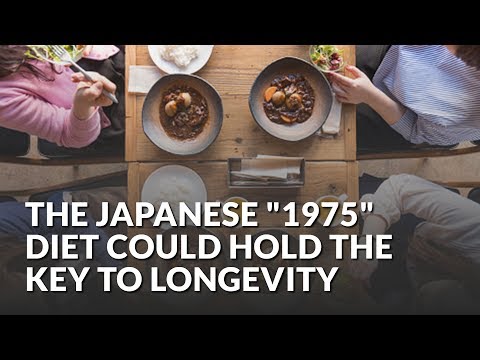 The Japanese "1975" diet could hold the key to longevity