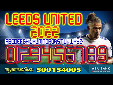 Leeds United 2022 Football Font By black Font Free All Download for OTF And AI 2022