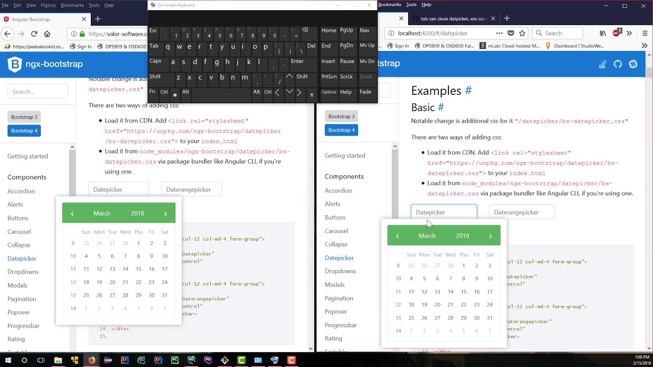Angular ngx-boostrap  bug fix part 3