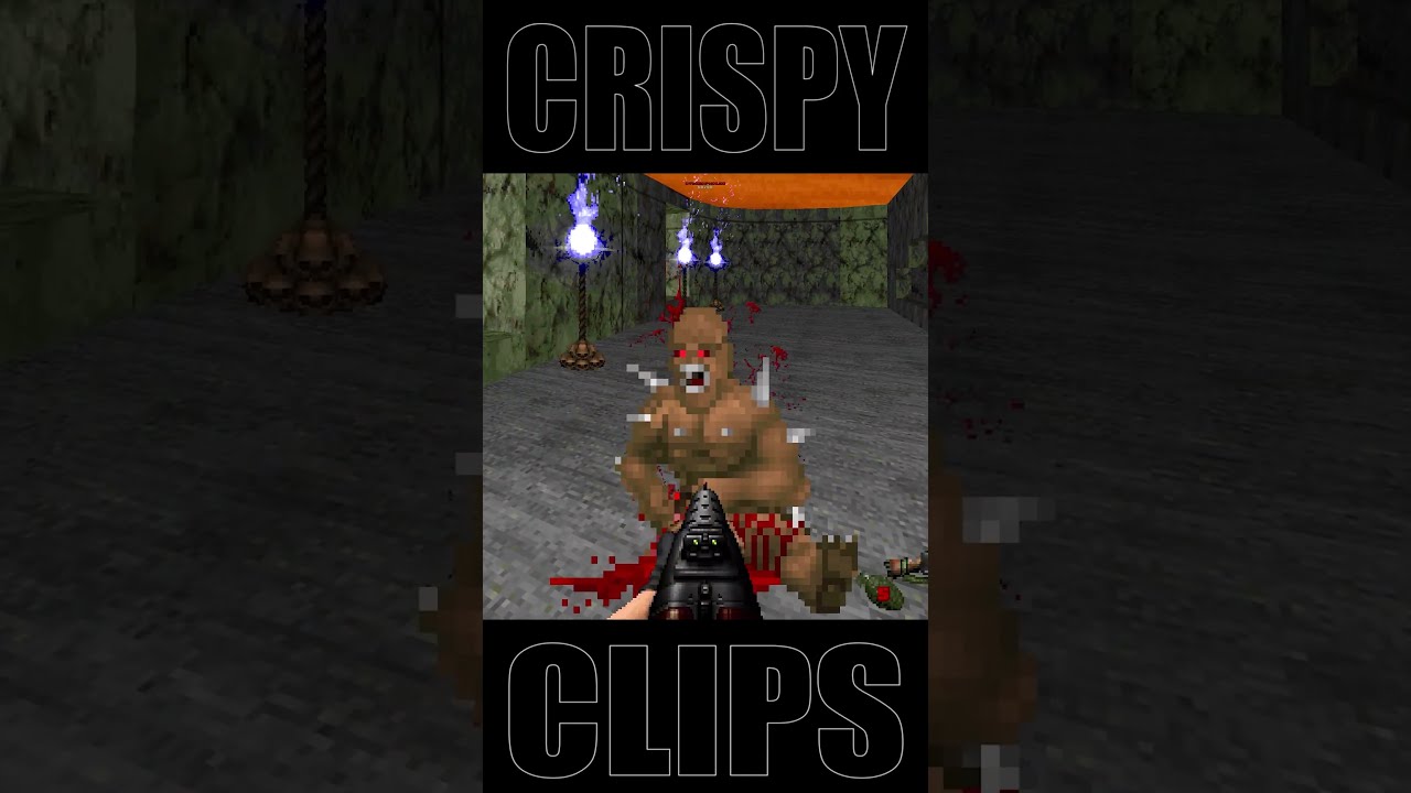 This Is Why They Don't Let DOOM Guy Talk | BRUTAL DOOM MOD | #shorts #doommods