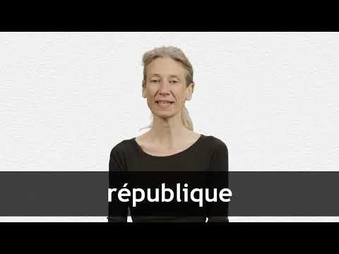 English Translation of “RÉPUBLIQUE” | Collins French-English Dictionary