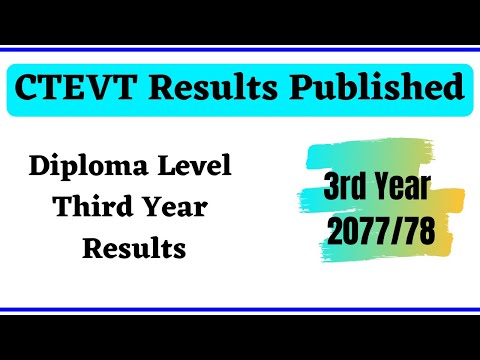 CTEVT Third Year Results 2077/78 Published | Check Your CTEVT Result