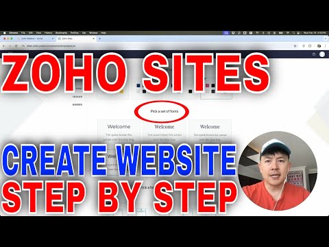 ✅ How To Create Website With Zoho Website Builder 🔴
