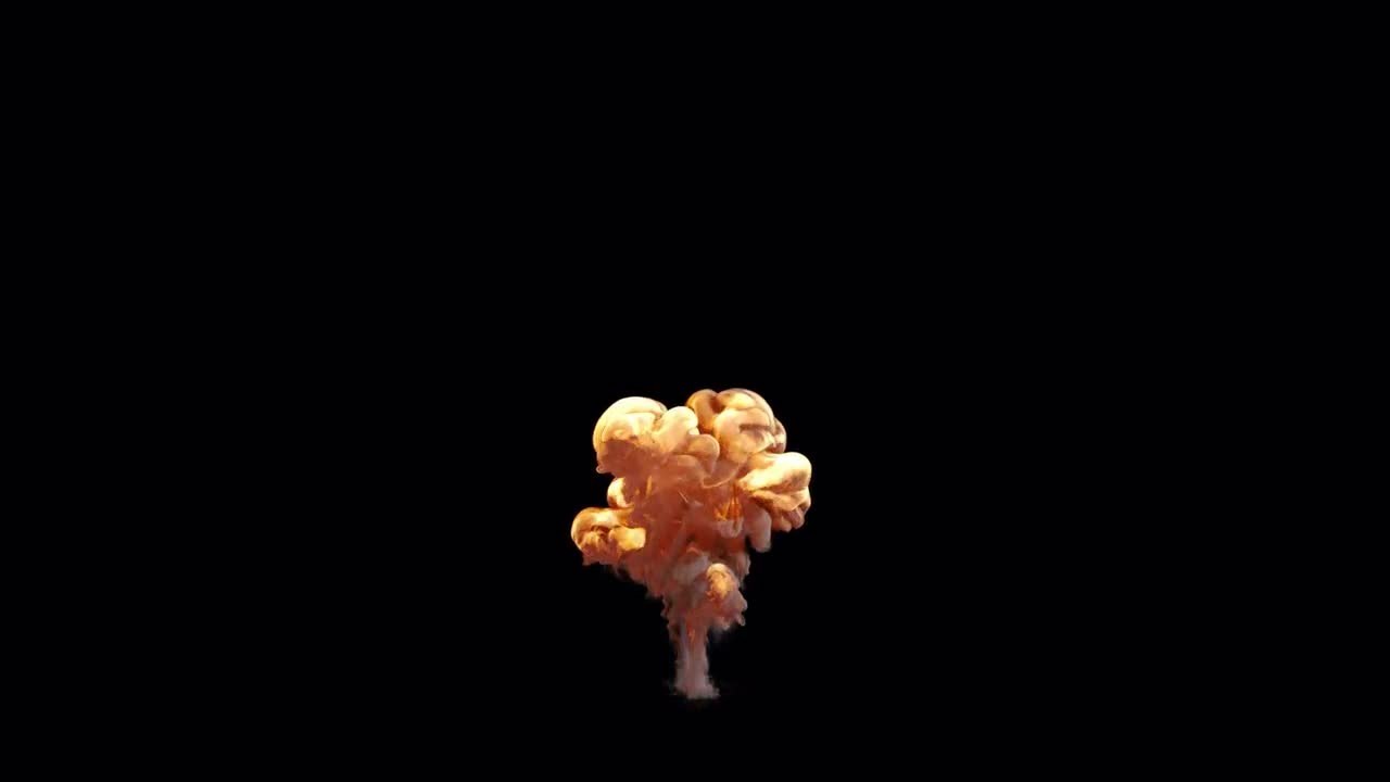 Small Fire Explosion Stock Motion Graphics