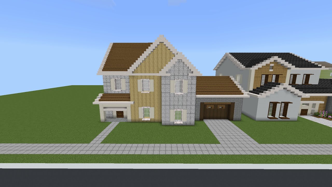 How To Build A Suburban House 🏠 In Minecraft Tutorial 700 - Minecraft ...