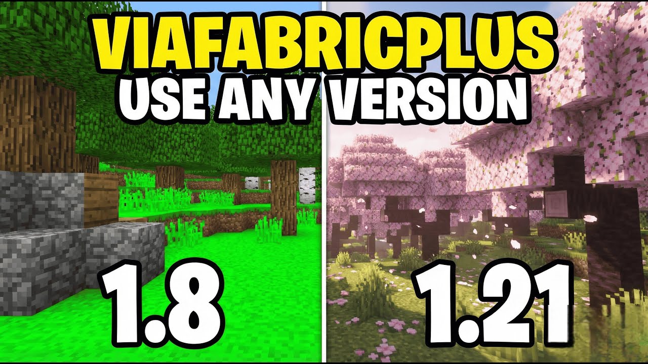 How to Change Minecraft Version WITHOUT Restarting the Game? (ViaFabricPlus)