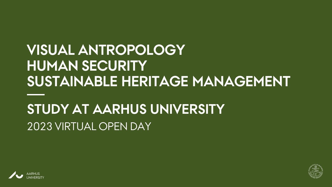 Master's degree programme in Anthropology