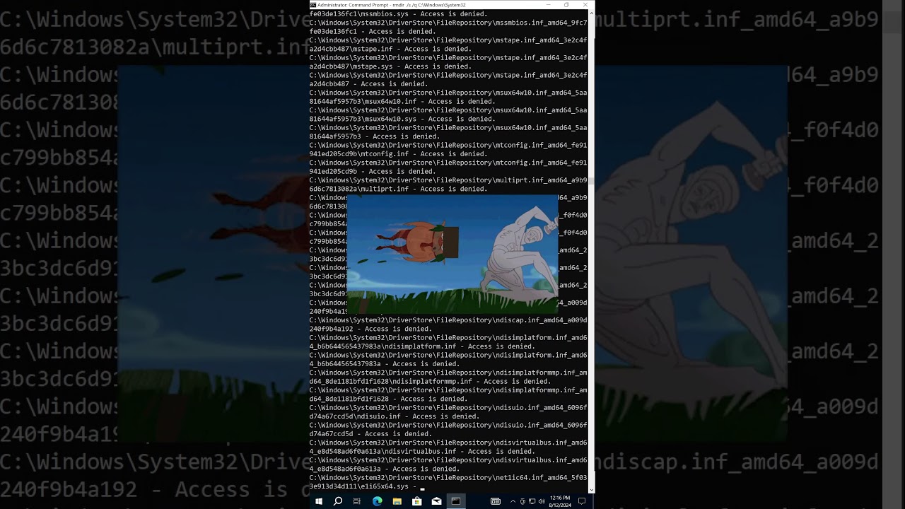 Deleting System32 (Don't try this at home...) #windows #programming