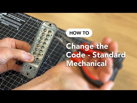 How-To Change the Code: CL50, CL100, CL200, CL400 and CL500 Mechanical Codelocks