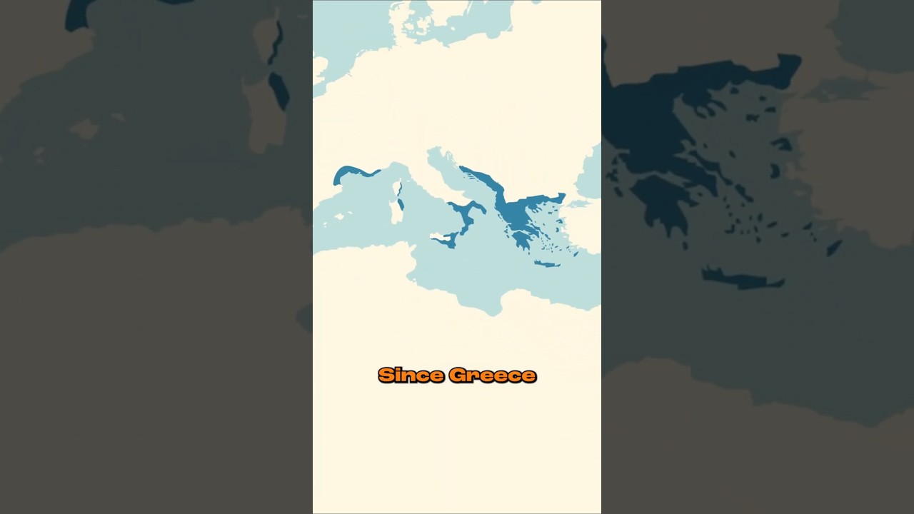 How Greeks colonized half the Mediterranean🇬🇷 #history #greece